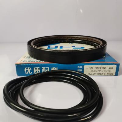 China Manufacturer Wholesale Parts 190*220*15/30 FAW Truck DP128 Rear Wheel Oil Seal for sale