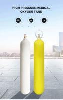 China ISO Tped High Pressure Seamless 40L Empty Medical Oxygen Gas Cylinder for Peru India for sale