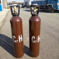 China 10 Cu FT Mc Acetylene Steel Gas Cylinder with Cga 200 Valve Customized and WESG09 for sale