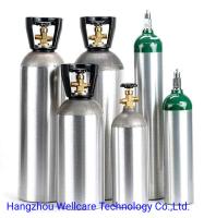 China Polished DOT ISO Standard Aluminum Gas CO2 Cylinder for Beverage in T3 T8 Temper for sale