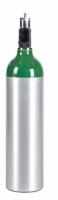 China Polished DOT ISO Standard Aluminum Gas CO2 Cylinder for Beverage in T3 T8 Temper for sale