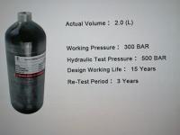 China Pcp Tank Carbon Fiber Cylinder, 6.8L Carbon Fiber Cylinder, Carbon Fiber Hydrogen Cylinder for sale