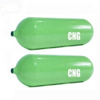 China Red CNG-1 Natural Compressed Seamless Steel 325-55L Gas Cylinder for Nontoxic Storage for sale
