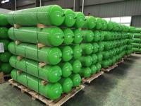 China Red CNG-1 Natural Compressed Seamless Steel 325-55L Gas Cylinder for Nontoxic Storage for sale
