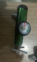 China Oxygen Aluminum Cylinder Regulator, Green Anodized Aluminum, 0-8 Lpm 870 Cga for sale