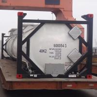 China Un T3 Fire Heating 20FT ISO Tank Container for Bitumen Transportation for sale