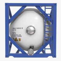 China 20FT Stainless Steel Liquid Oxygen Vacuum Gas Storage ISO Tank Container for Transport for sale