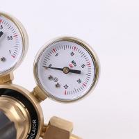 China Weld Acetylene Regulator Welding Gas Gauges Cga-200 Rear Inlet with 9/16"-18 Outlet and Hose Connector for sale