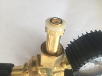 China Brass Argon / CO2 MIG TIG Flow Meter Gas Regulator Gauge with Gas Hose Welding Weld for sale