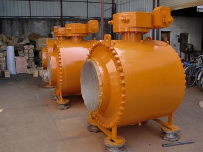 China API607 Double Block Bleed Ball Valve WCB Side Entry -196°C to 610°C Temperature Range Class 150-2500 for sale