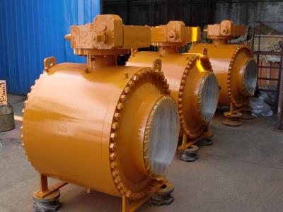 China BW Ends PTFE Seat 300LB Trunnion Mounted Ball Valve 1-24 Inch API 6D Fire Safe Design for sale