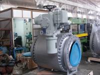China API 607 Side Entry Trunnion Mounted Ball Valve with Electric Actuator -196℃ to 610℃ Temperature Range NACE MR0175 for sale
