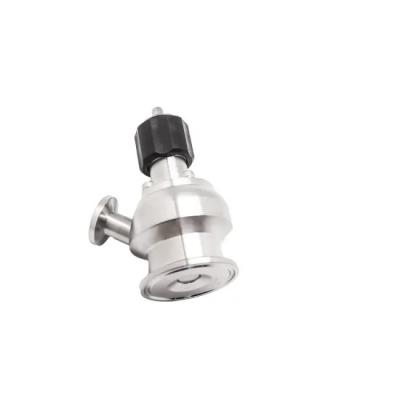China AISI 316L Hygienic Sampling Valve with 600kPa Pressure Rating and Clamp Connection for Pharmaceutical Applications for sale