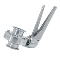 China Sanitary SS 316L DN250 Tri Clamp Butterfly Valve with 10 Bar Pressure Rating and FDA-Compliant Seals for sale