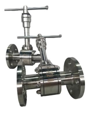 China DN100mm Flange Type Cryogenic Ball Valve for LO2 LNG -196°C Temperature Range PN4.0MPa Pressure for sale