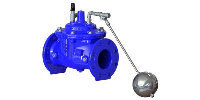China Ductile Iron EPOXY Coated Full Bore Float Control Valve DN50-DN800 with Stainless Steel Pilot and IP68 Rating for sale