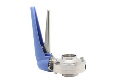 China Tri Clamp End Sanitary Butterfly Valves 4 Inch with Silicone Seats, 145psi Pressure Rating, ASME BPE Compliant for sale