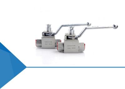 China Manual Power Lockable G Thread Hydraulic Ball Valve 31.5MPa 7200psi Carbon Steel 1/4