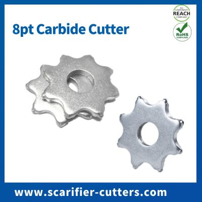 China Electric Walk Behind Scarifier / Grinder Replacement Planer Drum TCT Heads Scarifier Cutters for sale