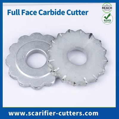 China Large 16 Pt Flat Face Carbide Tipped Cutters For Concrete Floor Milling Planers for sale