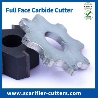 China 8 Point Full Face TCT Carbide Tipped Cutters Flail On Scarifier Machine Drums for sale