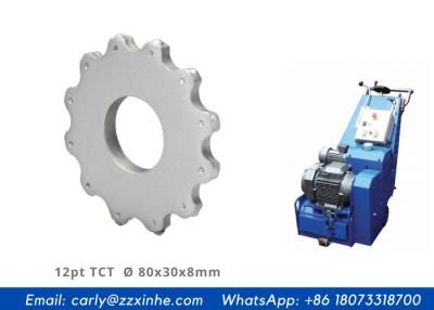 China 12pt TCT Carbide Cutter Heavy Duty Cage Assembly Drum Concrete Floor Scarifiers Planers for sale