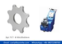 China 8pt Carbide Cutters TCT 8 Tips Scarifier Flail For Concrete Planers And Grooving Machines for sale