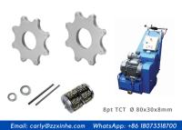 China 8 Point Tungsten Carbide Tipped Milling Scarifier Cutter For Cement And Asphalt for sale