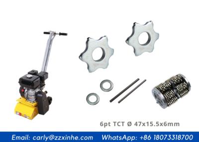 China Milling Scarifiers Deck Scalers Drum 6pt Milling Cutters Carbide Tipped Cutter Blades CP206T for sale