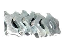 China Concrete Saw EDCO Scarifier TCT Carbide Tungsten Cutters Parts Zinc Surface Coating for sale
