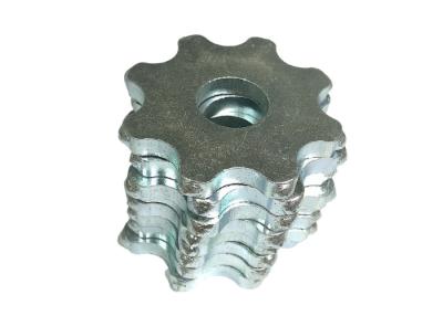 China Edco Floor Grinder Parts Pentagonal Cutters With Tungsten Carbide Inserts Zinc Coating for sale