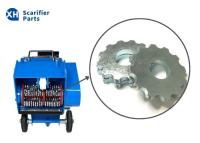 China 12 Stars Tct Tungsten Carbide Tipped Scarifier Cutters In Steel Material On SPS10 Gasoline Scarifier for sale