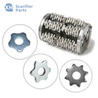 China 6mm Zinc Coated O.D. 68mm Scarifier Parts For 200mm Scarifier Milling Machines for sale