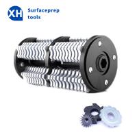 China Von Arx FR200 Concrete Floor Scarifier Drum with Carbide TCT Cutters for Surface Profiling for sale