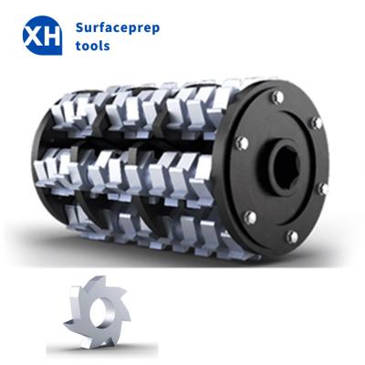 China MK SGS Scarifier Drum with Carbide TCT Blades – Asphalt Road Marking Removal for sale