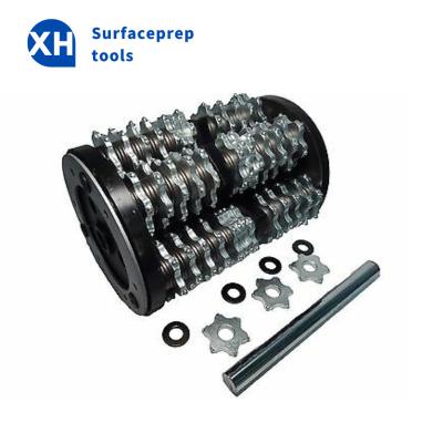 China Schwamborn BEF250 Scarifier Drum – TCT Carbide Blades for Mastic & Rubber Coating Removal for sale