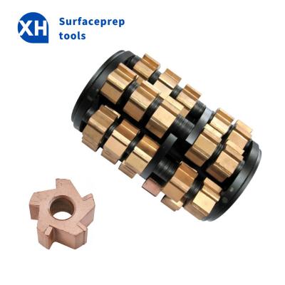 China 8PT Tungsten Carbide Scarifier Cutters 80mm Outer Diameter 30mm Inner for sale