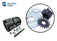 China 6 Tip Carbide Steel Scarifier Cutter with 80mm Outer Diameter and 30mm Inner Diameter for Surface Preparation for sale