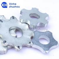 China 12 Points Multi-Tipped Scarifier Cutters with HRC 46-55 Hardness and 80mm O.D for Concrete Scarifiers for sale