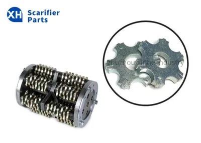 China 6 Point Carbide TCT Wheel Cutter for Concrete Scarifiers with 47mm O.D 15.5mm I.D and 6mm Thickness for sale