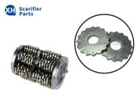 China 8 Pins 12PT HRC 46-55 Scarifier Cutters with Carbide Tipped Blades for Concrete Scarifiers and Floor Grinders for sale