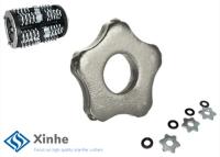 China 5 Points Star Blades Steel Spacers On Kutrite Concrete Scarifiers Floor Planers Parts In Road Markings Romoval for sale