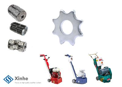 China Octagonal Star Flails Scarifier Cutters Concrete Removal With 8 Teeth for sale