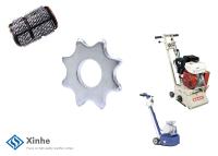 China Concrete Milling Scarifier Teeth , Scarifier Milling Cutter 8PT Ø30 x Ø80 x Ø8 mm On Blastrac BMP-335 SCARIFIER for sale