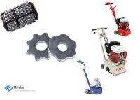 China Tungsten Carbide Scarifier Cutters Zinc Place Coated With 8 Tooth Points for sale