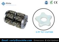 China 5 Point Carbide Flail Cutter Kit Concrete Floor Planers Parts For Bartell SP8 Scarifiers Machines for sale