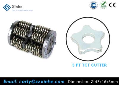 China 5 Point Carbide Flail Cutter Kit Concrete Floor Planers Parts For Bartell SP8 Scarifiers Machines for sale