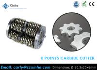 China Tungsten Carbide Inserts 8PT Milling Cutters With For 250mm Scarifier for sale