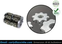 China Bartell BEF320 8pt TCT Cutters Spare Parts For Floor Grinder Scarifier Machines for sale