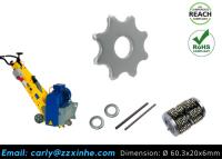 China Tfp200 Deck Crawler Scarifier Cutters Tct Marine Rust Cleaner Scarifying for sale